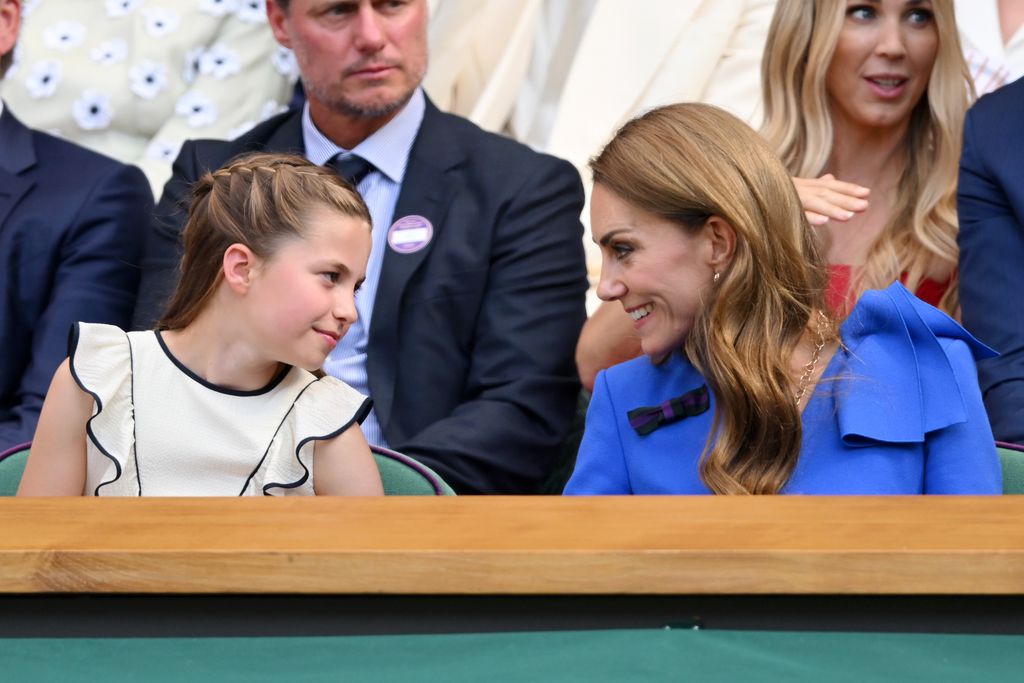 Princess Charlotte is a mini Princess Kate with affectionate gesture ...
