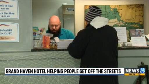 Grand Haven hotel helping people get off the streets