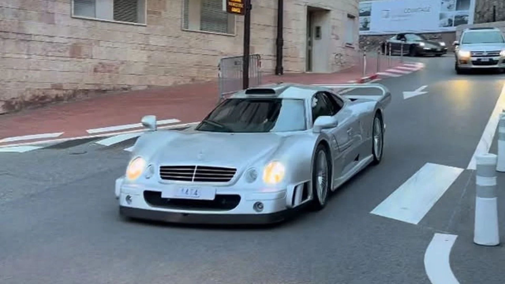 Fernando Alonso seen driving ultra-rare Mercedes CLK-GTR during Monaco ...