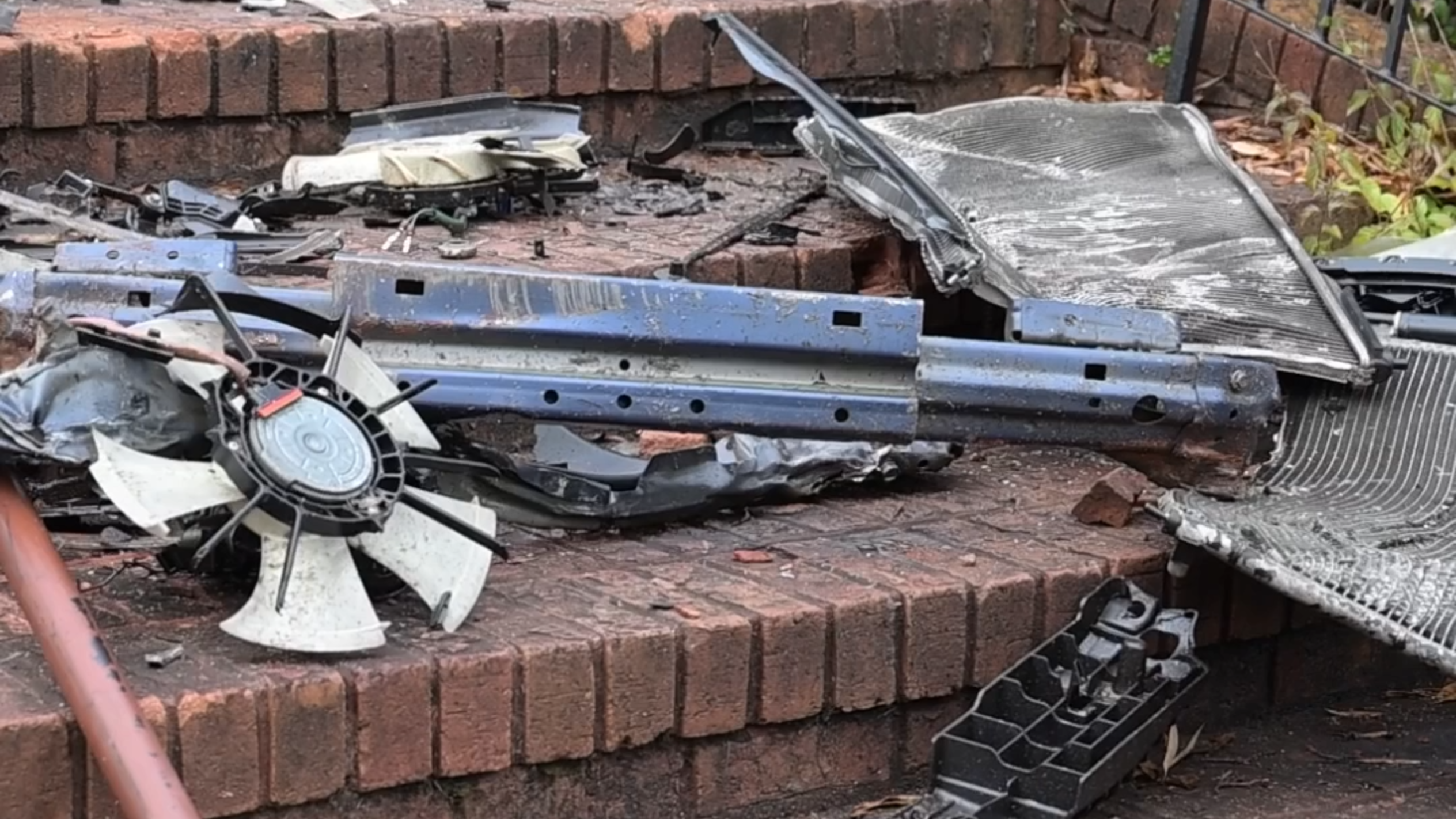 Beall's Hill car crash into pedestrian bridge prompts concern from ...