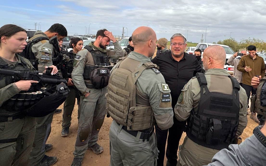 Ben Gvir gives pep talk to cops in Tarabin al-Sana as raid on Bedouin ...