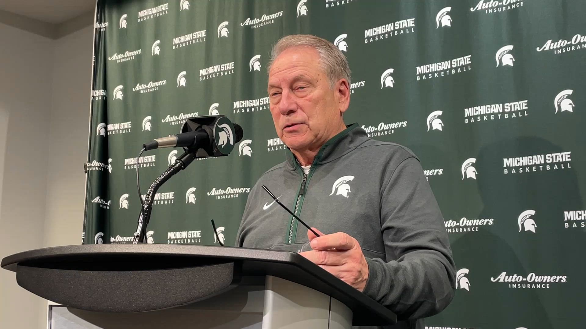 Michigan State head coach Tom Izzo on Cornell's three-point shooting