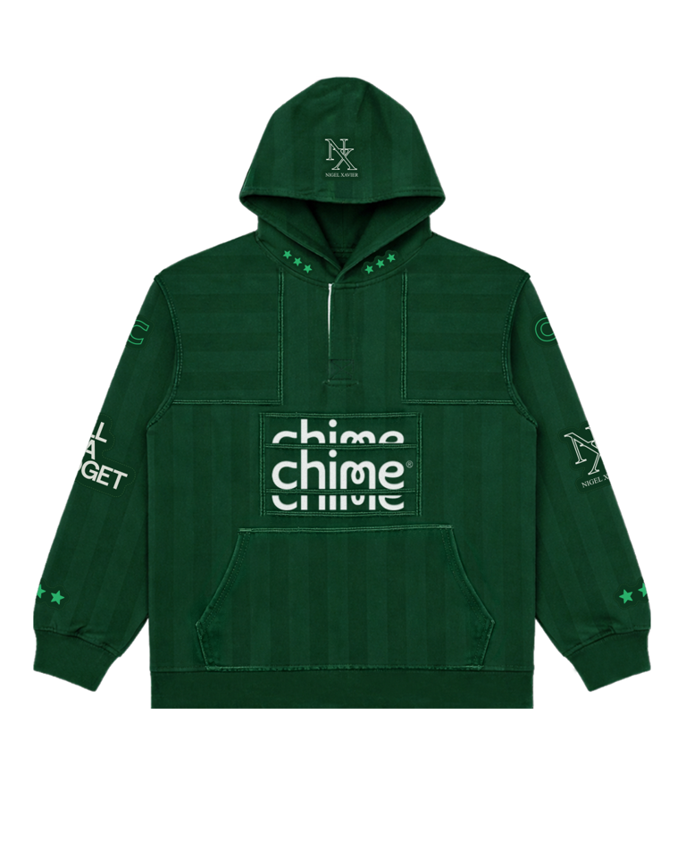 Grab the Chime x Nigel Xavier soccer-inspired jersey and hoodie at ...