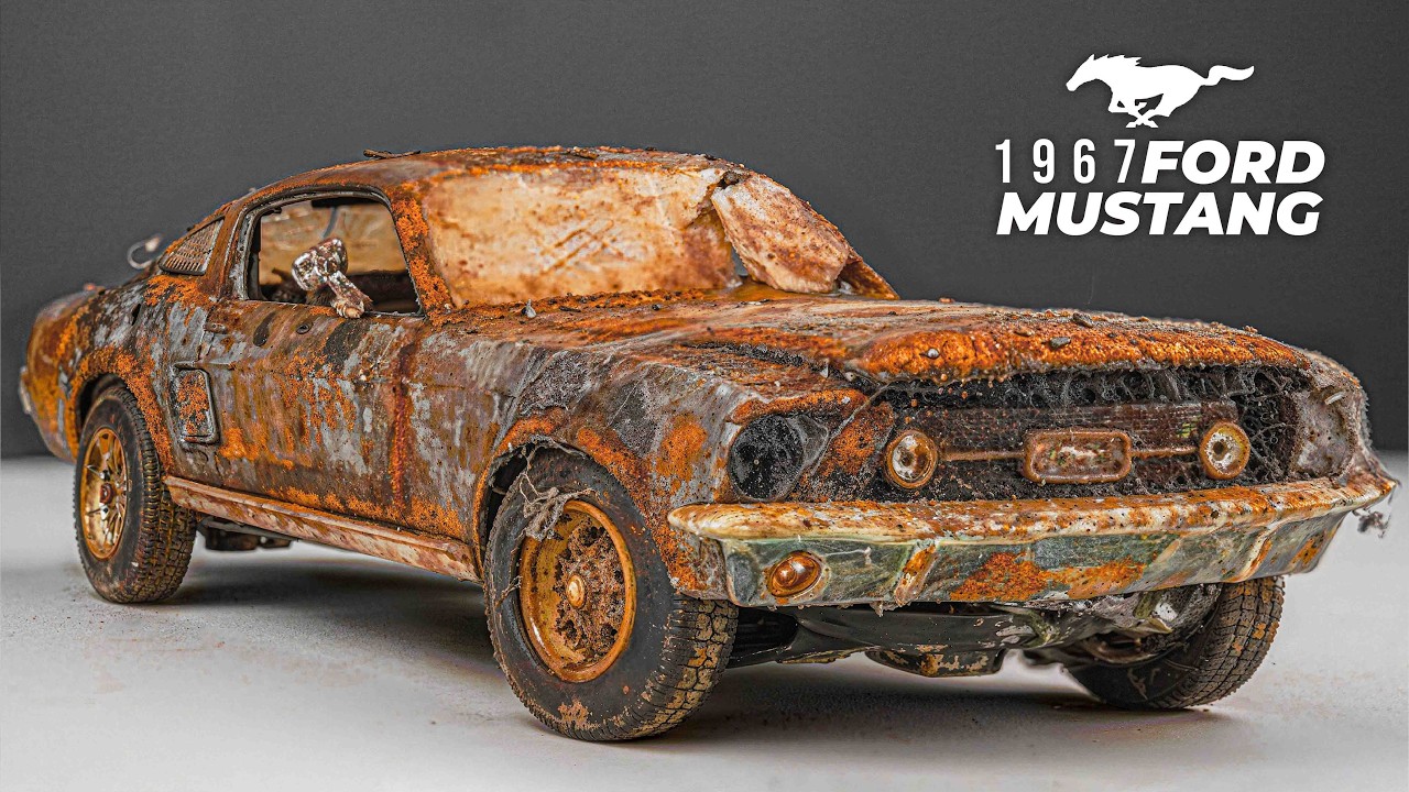 1967 Ford Mustang GTA abandoned restoration - John Wick style