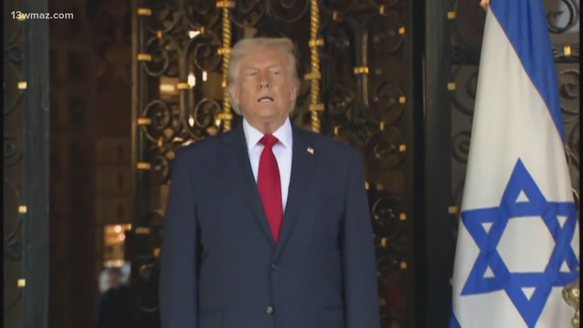 Trump on the US striking dock in Venezuela, tied to drug trafficking