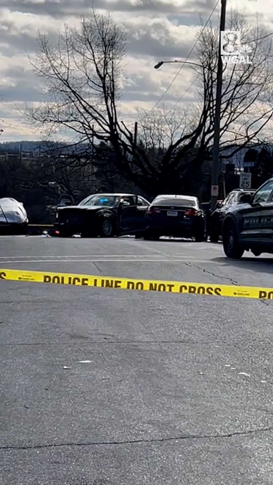 Shooting, crash connected, police say | Video from the scene