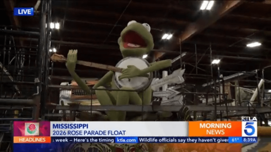 The magic in teamwork Rose Parade float: AES The UPS Store & Mississippi