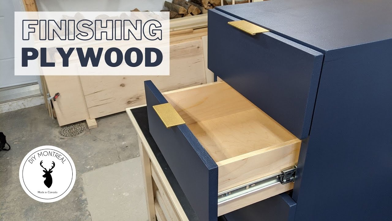 Plywood cabinet finishing: sealing, edge banding & painting