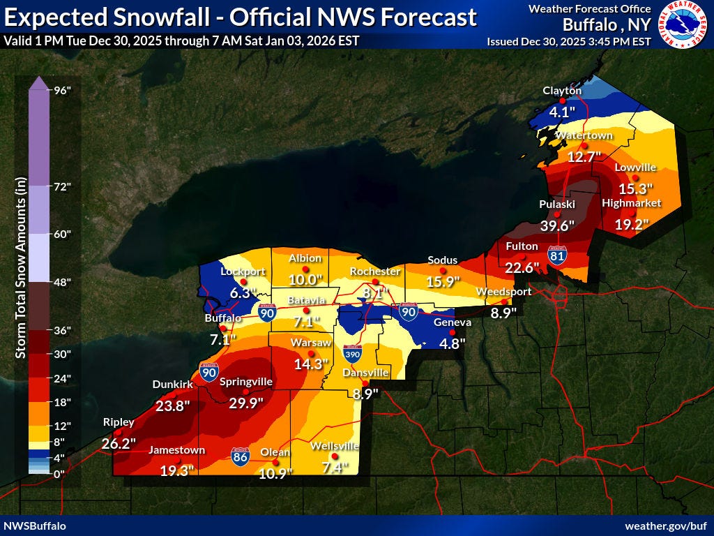 Gusty and cold conditions prevail, snow in forecast for all of WNY