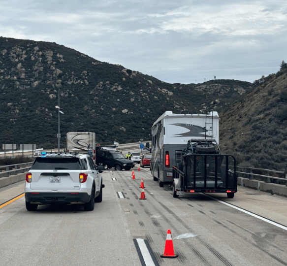 Multi-vehicle crash leads to partial closure of I-8 in Pine Valley