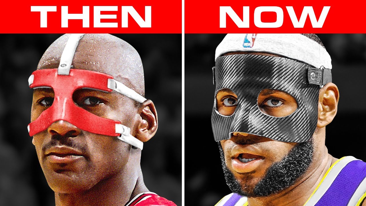 The evolution of NBA masks