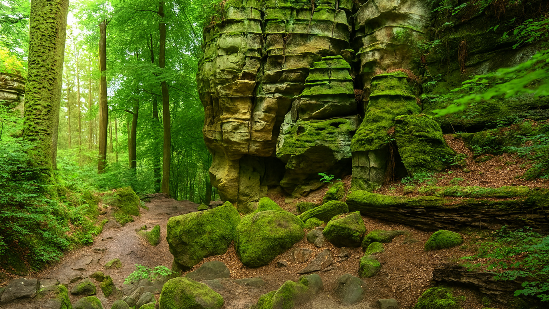 Devil’s Gorge hike in Germany: Teufelsschlucht in the South Eifel (4K)