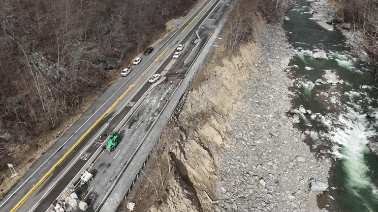 I-40 Pigeon River Gorge reconstruction on track, completion expected by ...