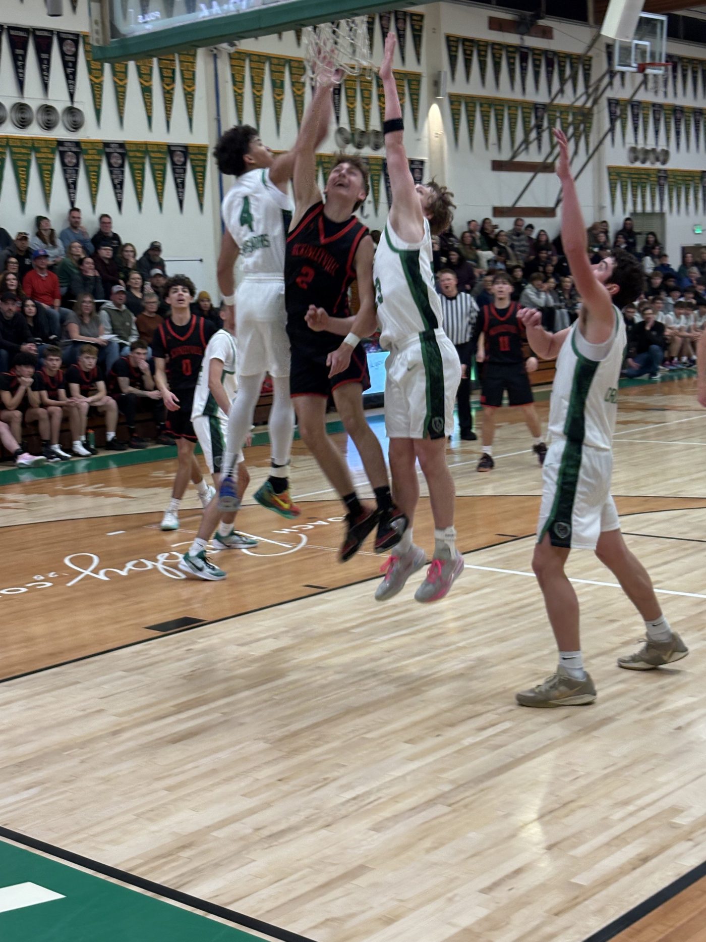 St. Bernard’s boys outlast Mack in high-scoring basketball thriller