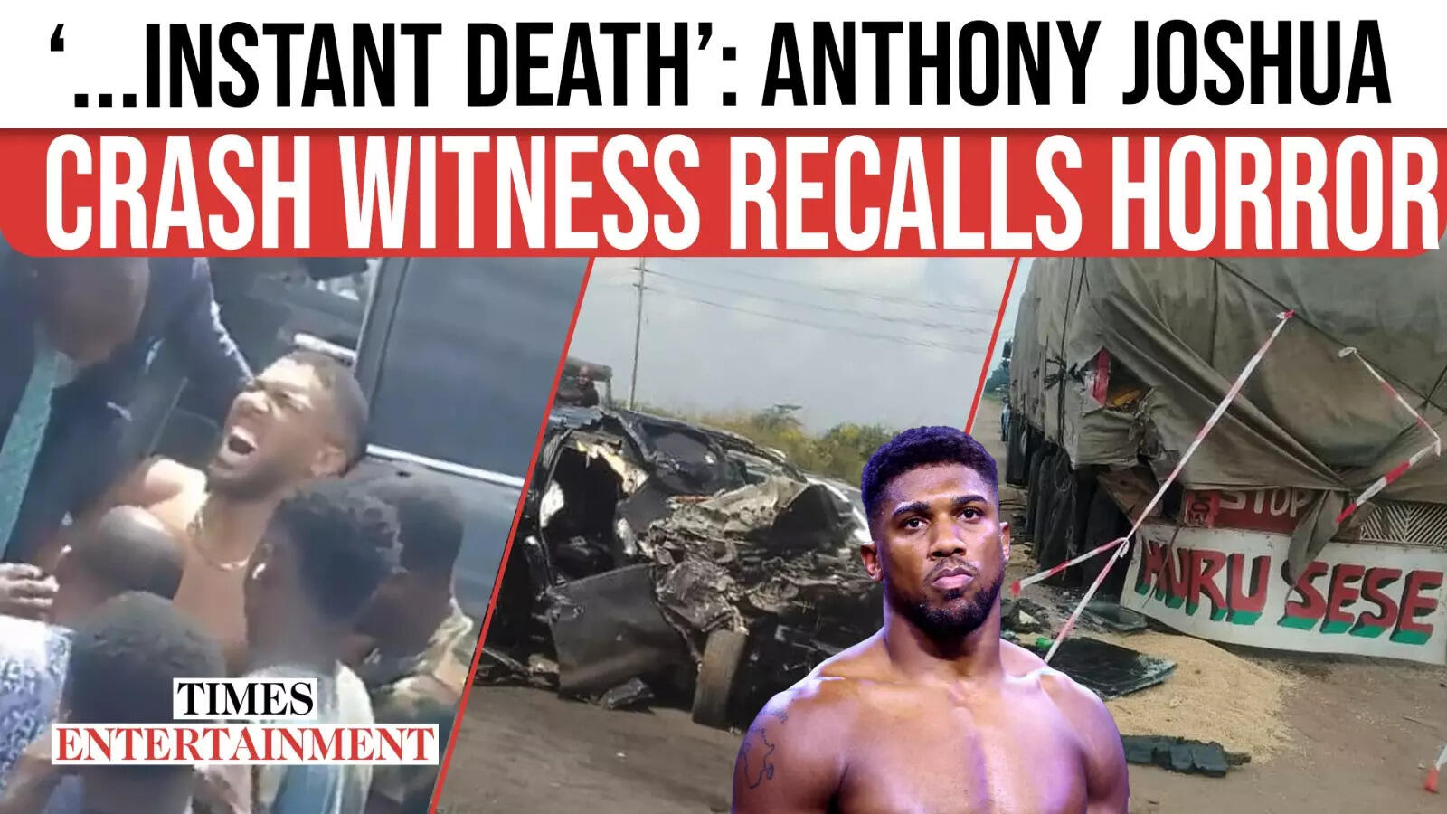 Inside Anthony Joshua’s deadly crash: Witness describes final moments ...