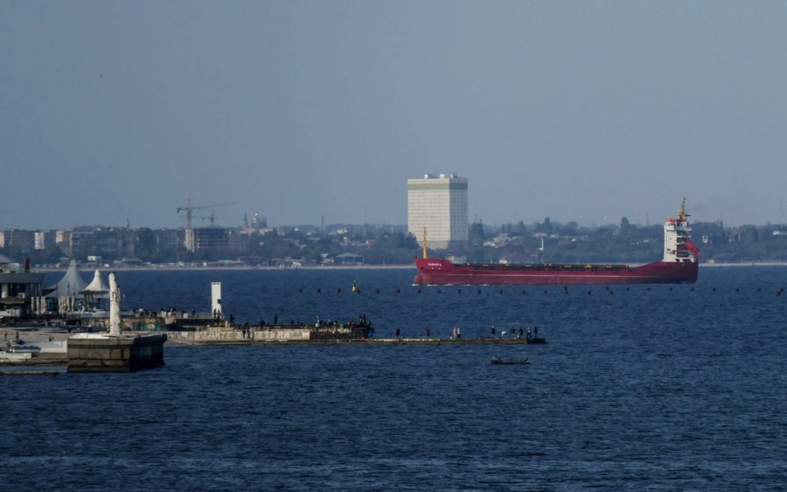 Russia attacks Ukraine’s Black Sea ports, damages civilian ship, says Kyiv