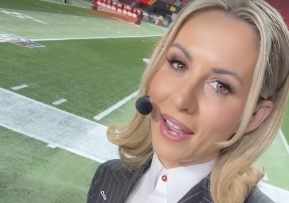 NFL sideline reporter's 'Monday Night Football' outfit trends on social ...