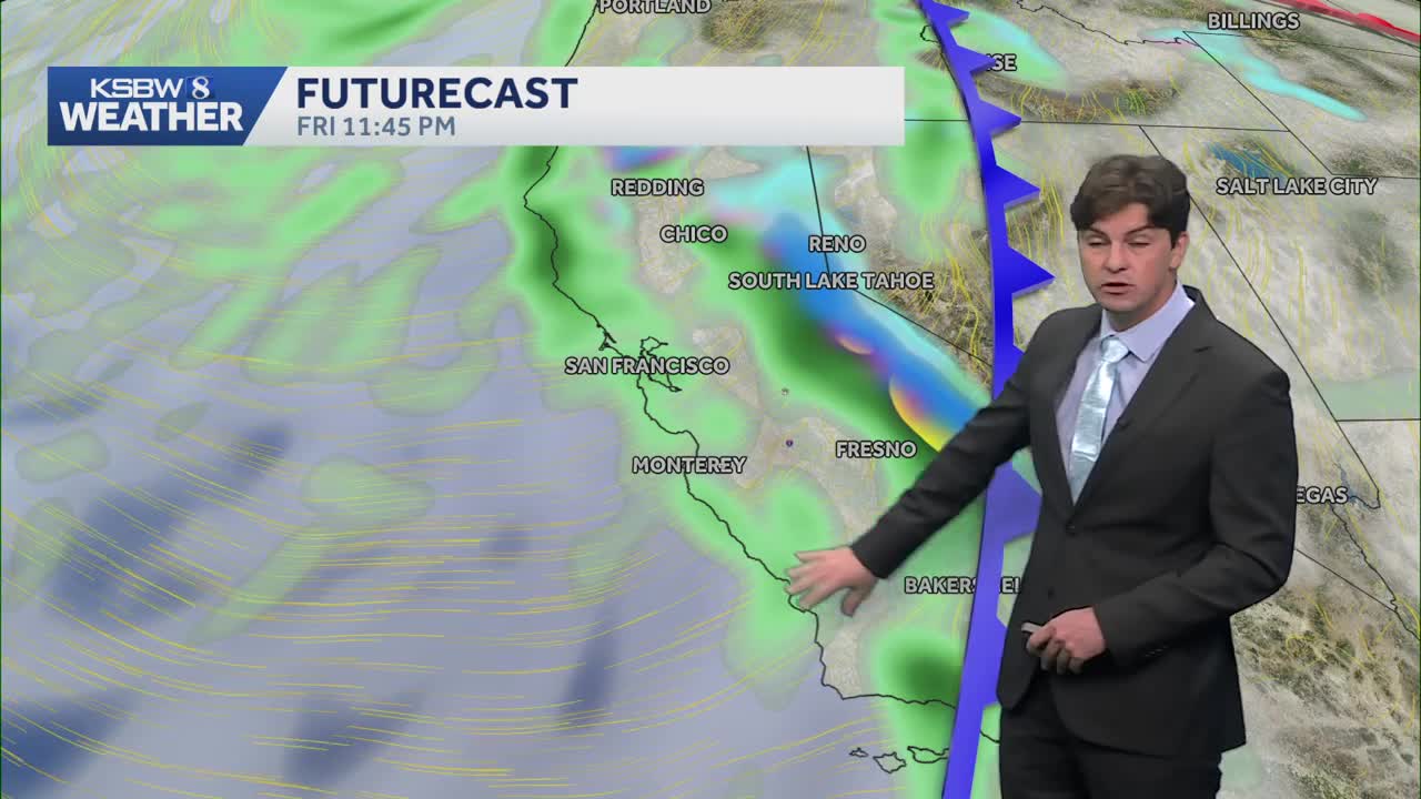 Rain returns Wednesday and lasts through the 8-day forecast