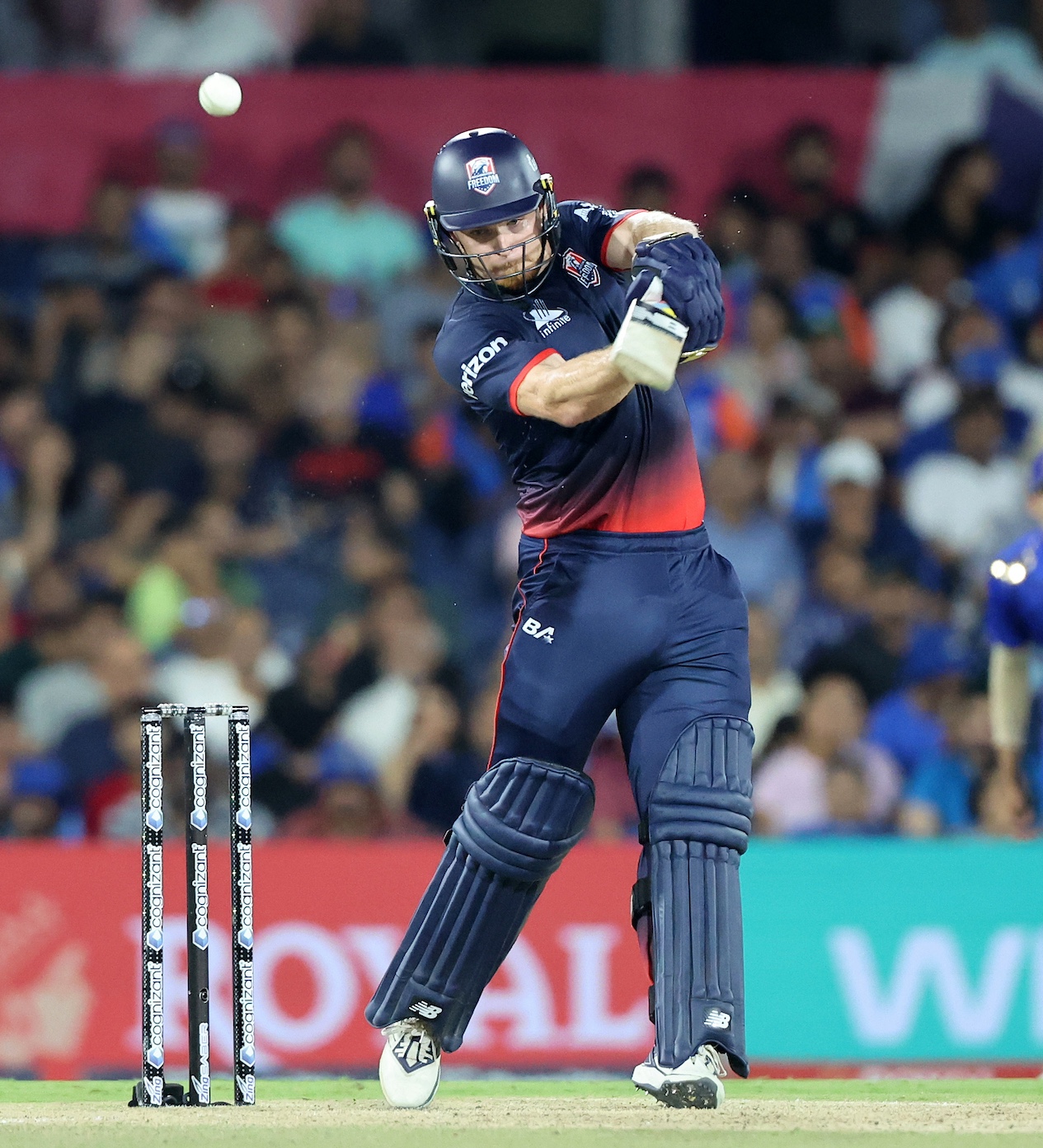 Glenn Phillips brings out the switch cover drive