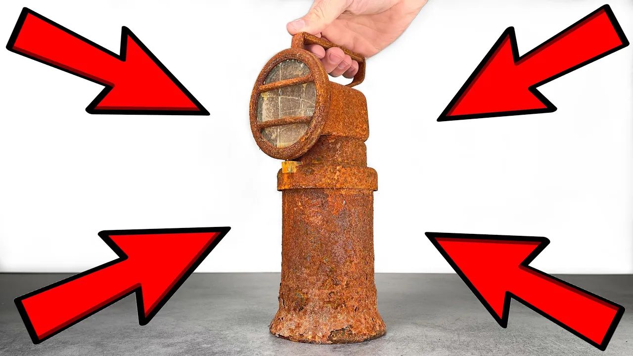 I found money inside! Lantern restoration