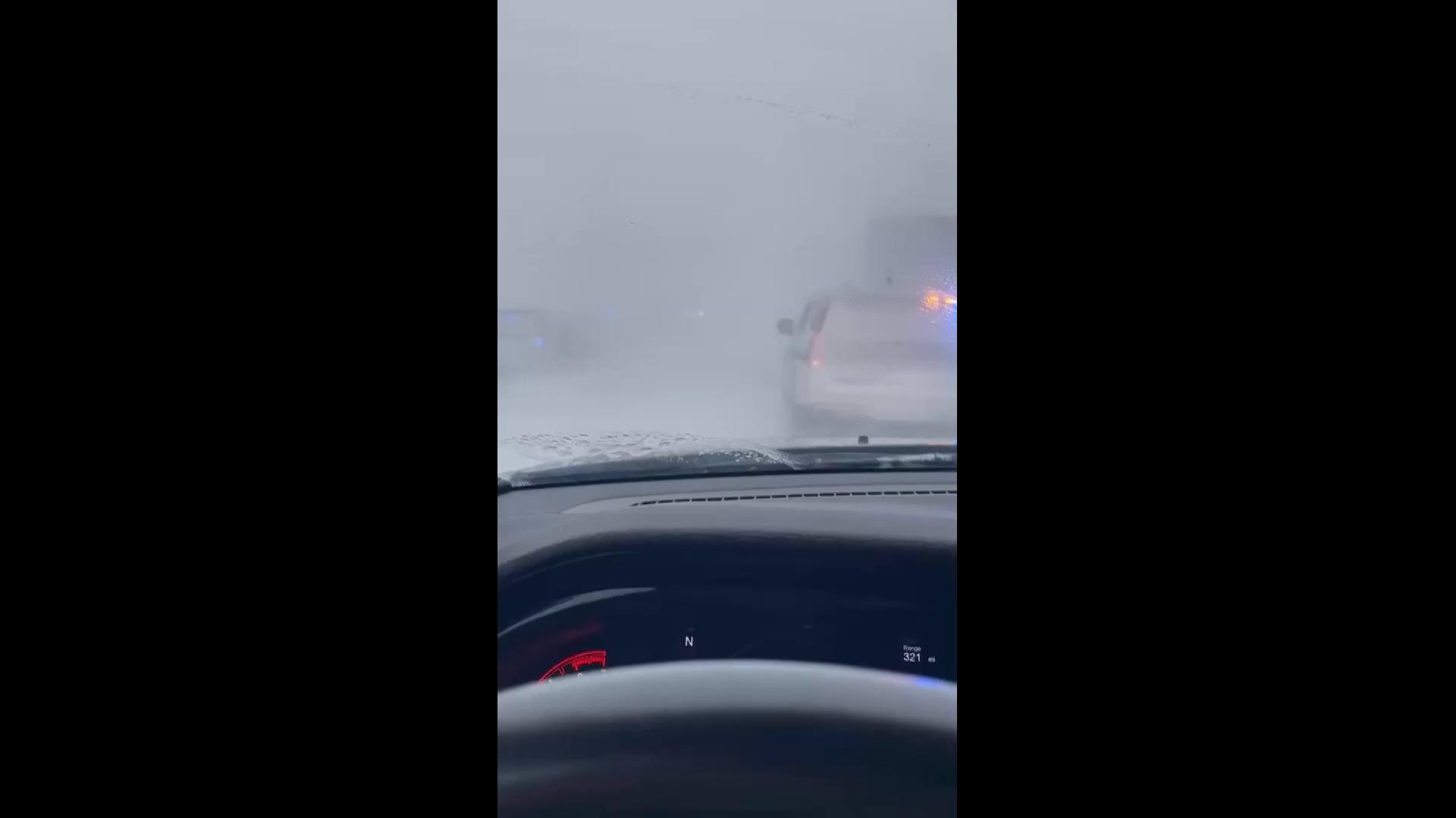 'Bomb cyclone' hits northern US., causing treacherous travel