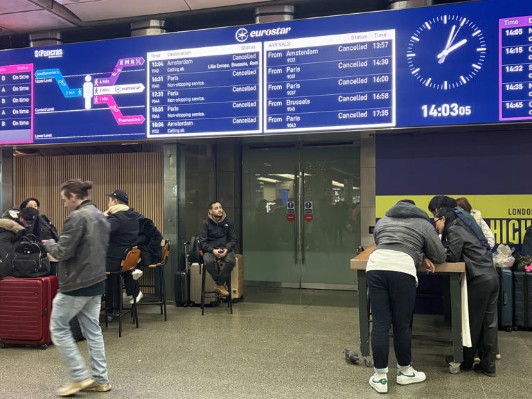 Eurostar tells passengers to stay away and expect delays as services resume