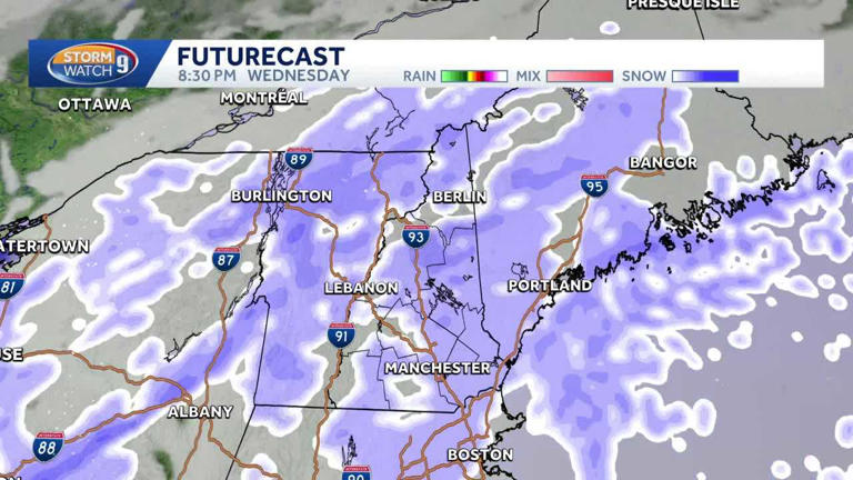 Strong wind gusts as frigid air moves in