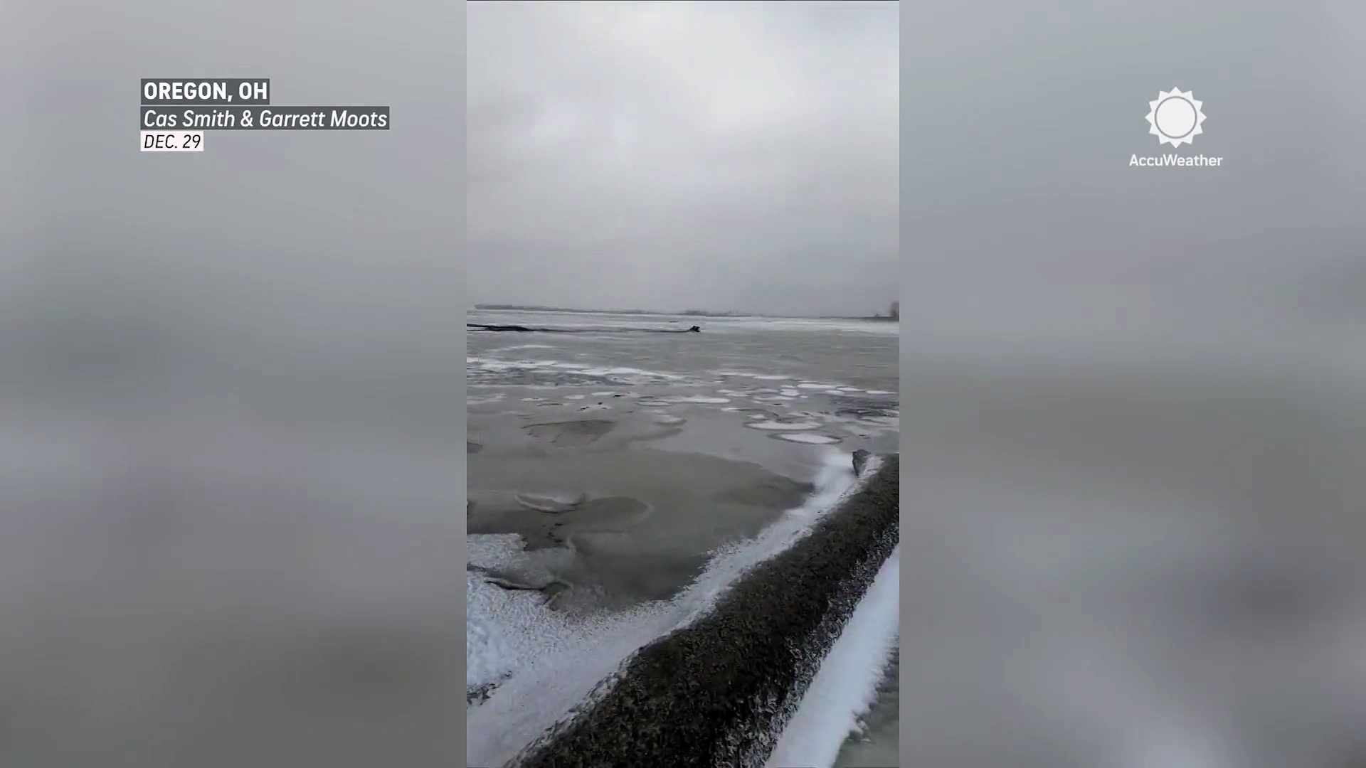 Strong winds uncover 656 feet of Lake Erie lakebed