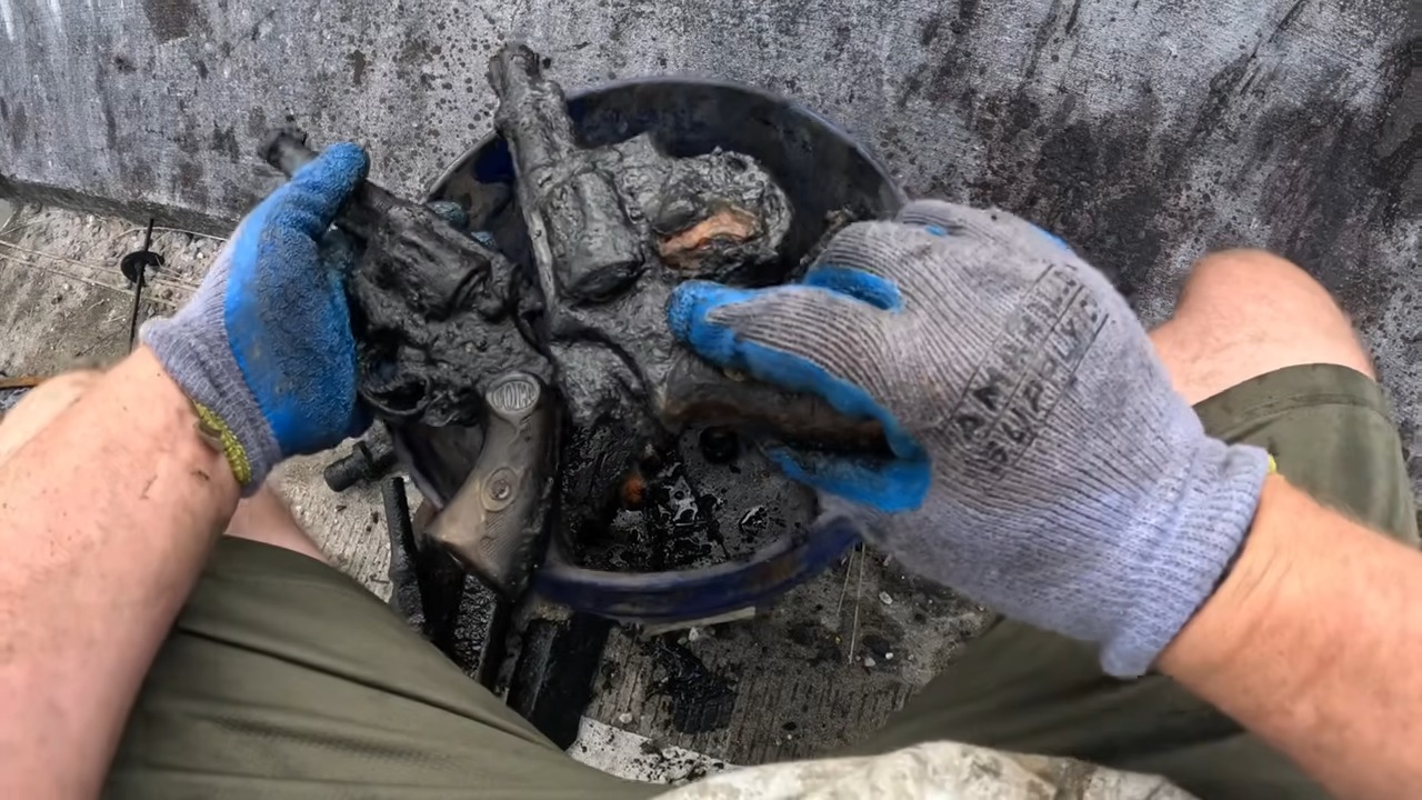 How one day of magnet fishing uncovered bombs, guns, and total chaos