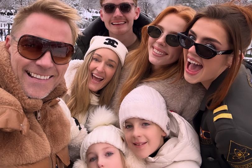 Ronan and Storm Keating reunite with daughter Missy on snowy New York ...