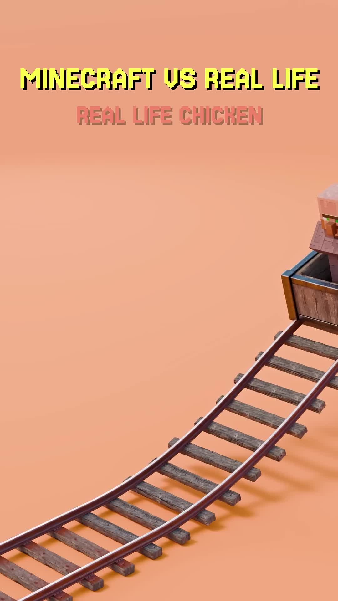 Minecraft vs real life blender animation #blender #3dart #3danimation # ...