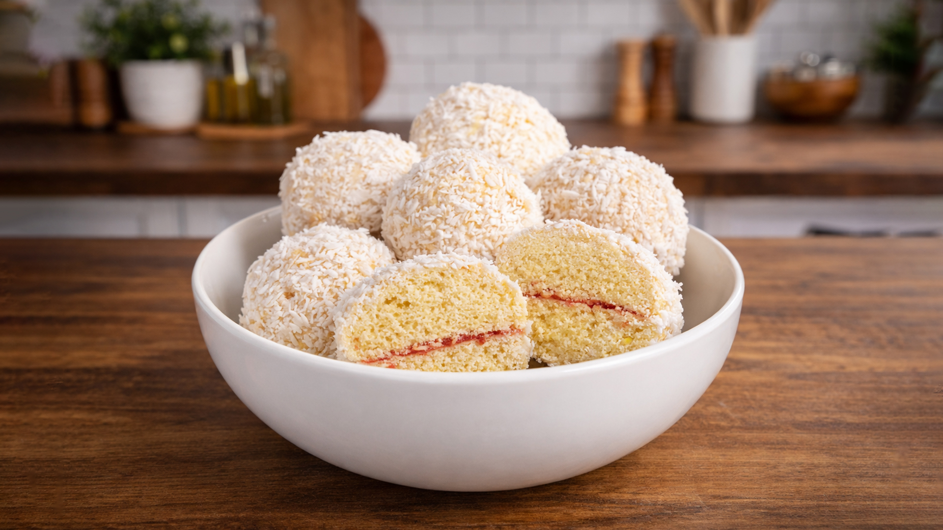 How to make Scottish style coconut snowball cookies