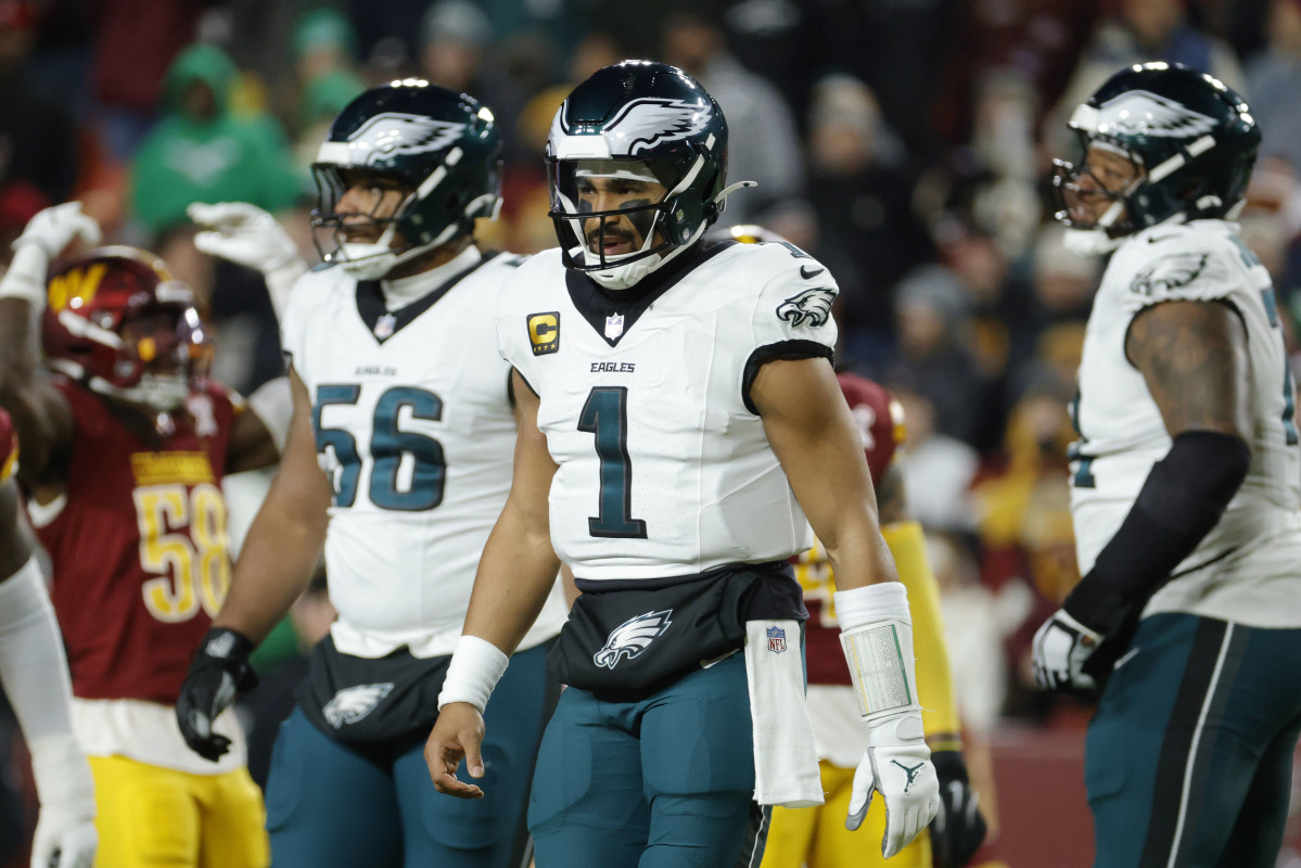 Philadelphia Eagles vs. Washington Commanders Week 18 broadcast map ...