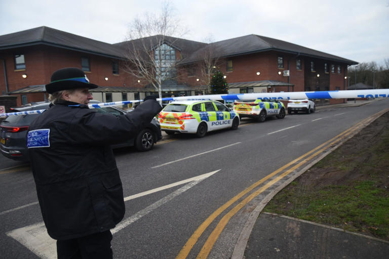 Hospital in lockdown after man, 20, injures five