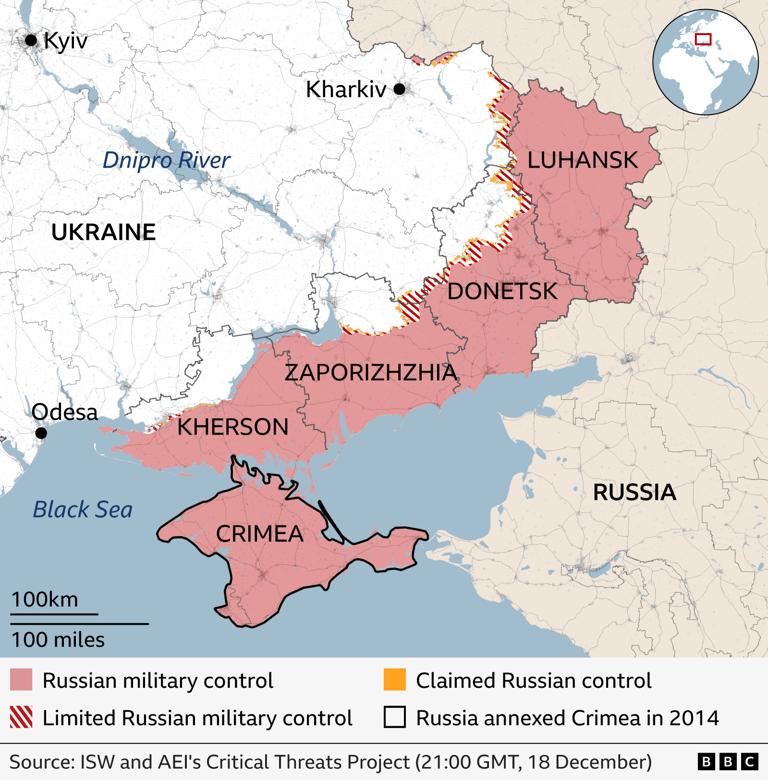 The 'thorny' issues that threaten to derail a Russia-Ukraine peace deal