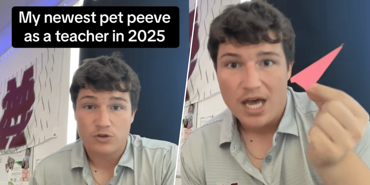 High school teacher shares his biggest pet peeve of 2025 — and it's not ...