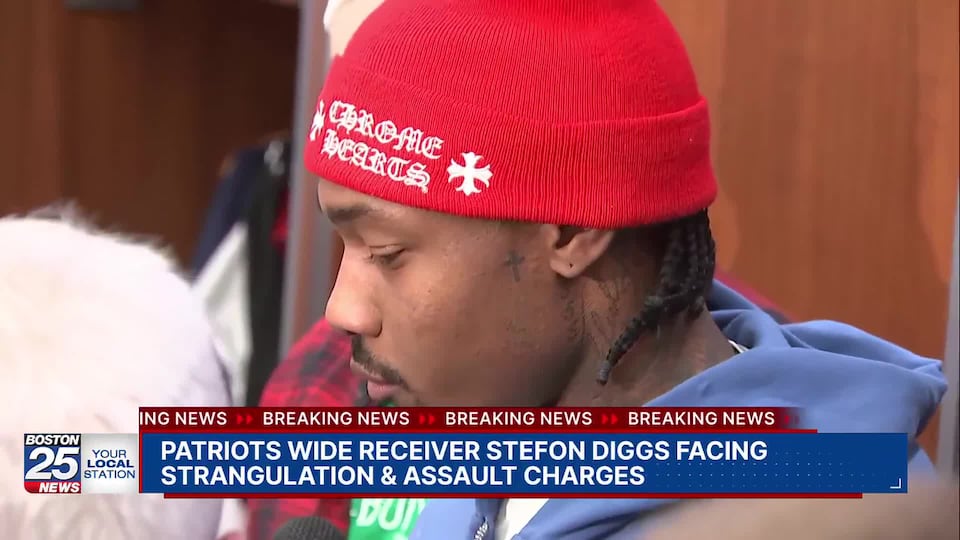 Patriots wide receiver Stefon Diggs facing strangulation, assault charges