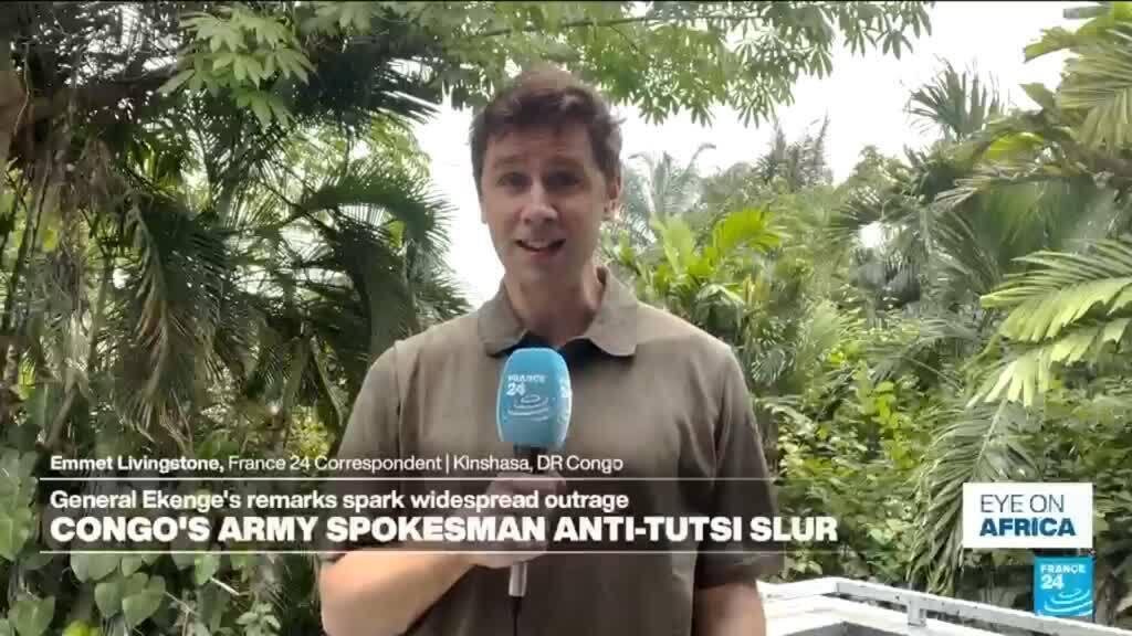 DRC army's spokesperson suspended after anti-Tutsi remarks during TV ...