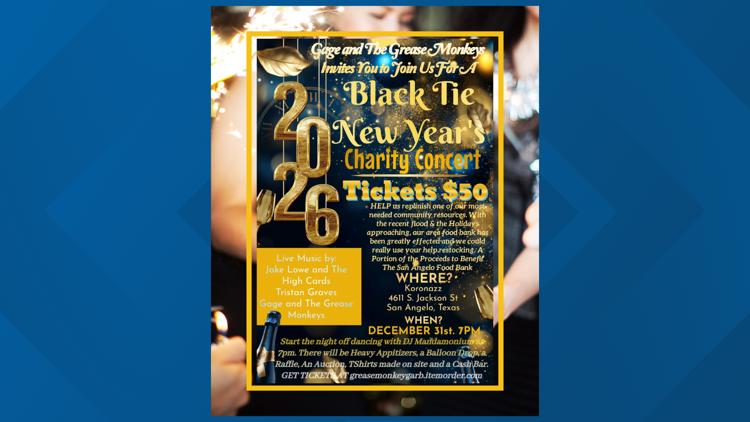 San Angelo band to host New Year's Eve charity concert