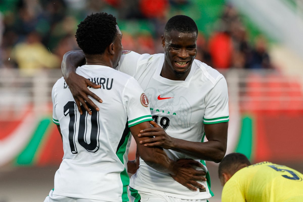 Uganda 0-3 Nigeria: Onyedika double against 10 men - Live