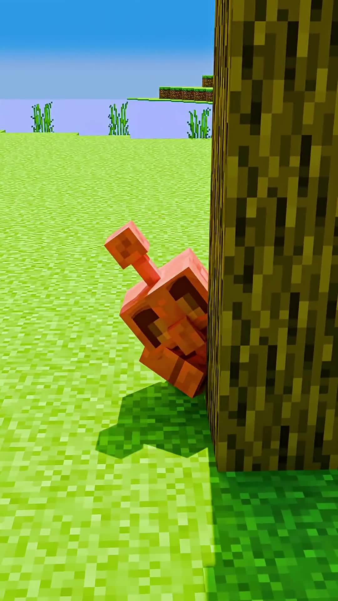 Minecraft jealous copper golem vs creeper and iron golem satisfying 3D ...