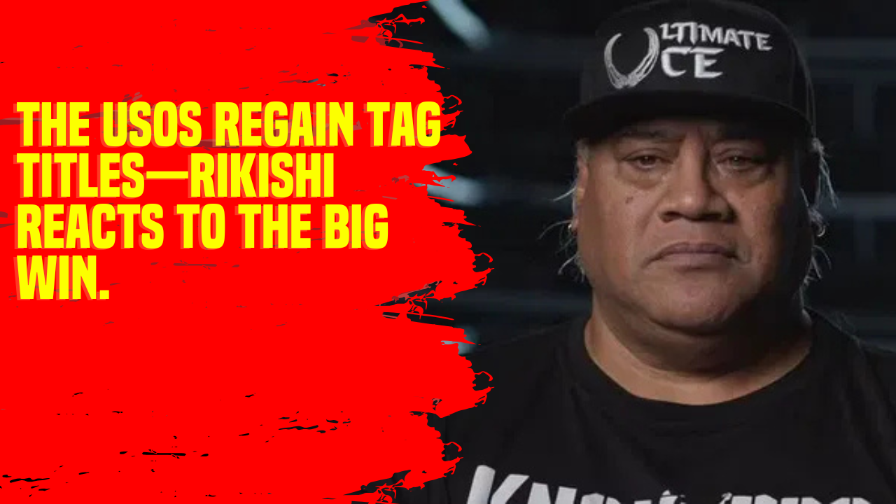 The Usos regain tag titles—Rikishi reacts to the big win. #TheUsos #WWE ...