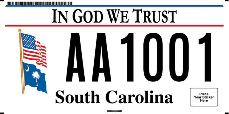 South Carolina will roll out new license plates this week. Here's what ...