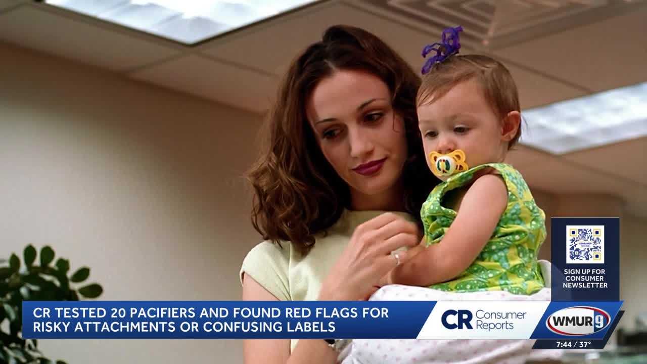 Consumer Reports identifies safety concerns with some pacifiers