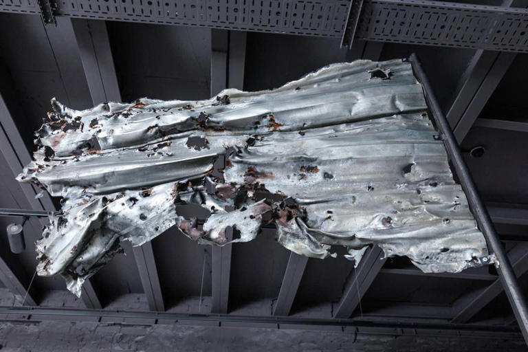 Artist Nikita Kadan creates art installation from debris of destroyed ...