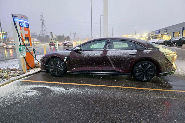 View exterior photos of the 2024 Lucid Air Pure RWD