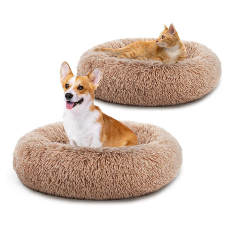 Amazon is selling a pair of 'super soft' calming dog beds for just $30