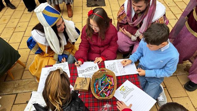 Recorrido del Paje Real para recoger las cartas de los niños en València