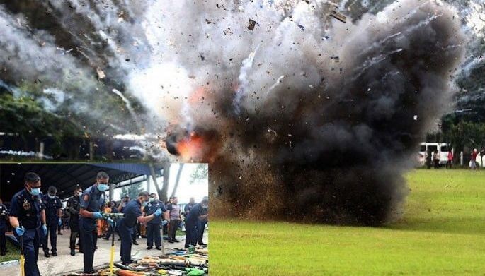 P4.8 million illegal firecrackers destroyed in Laguna