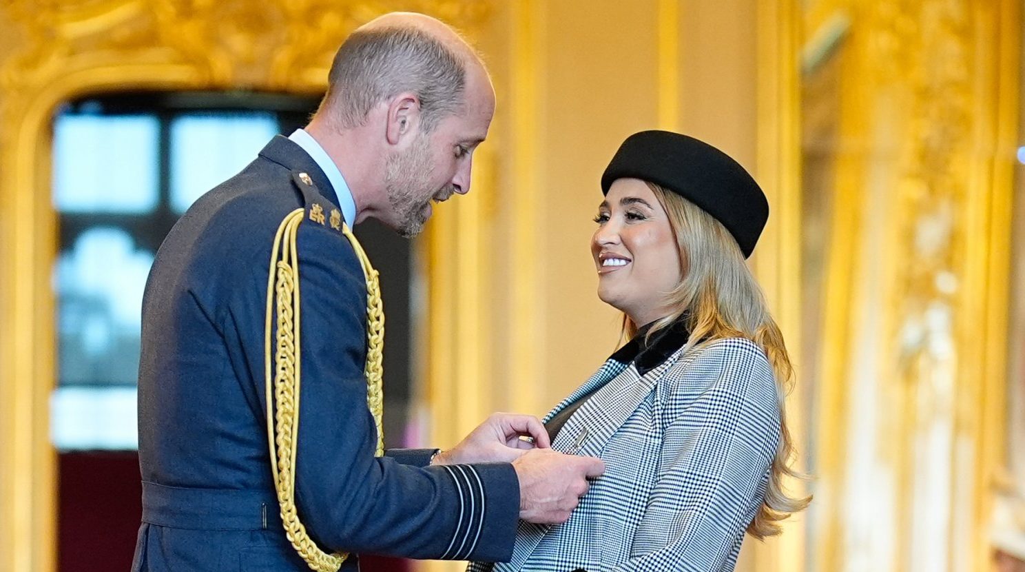 Georgia Harrison reveals she made Prince William laugh